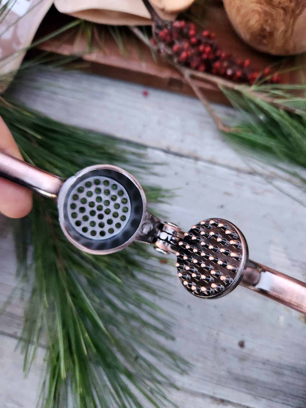 Rustic Copper Garlic Press – Well Seasoned Table